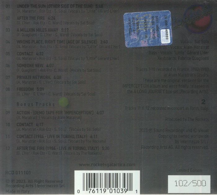 ROCKETS - Imperception (reissue) CD at Juno Records.