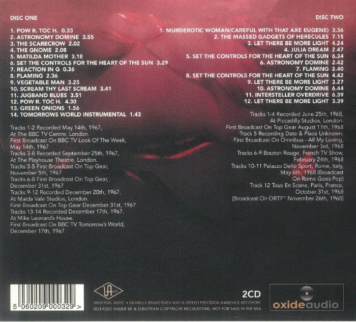 PINK FLOYD - Audio Archives 1967-1968 CD at Juno Records.