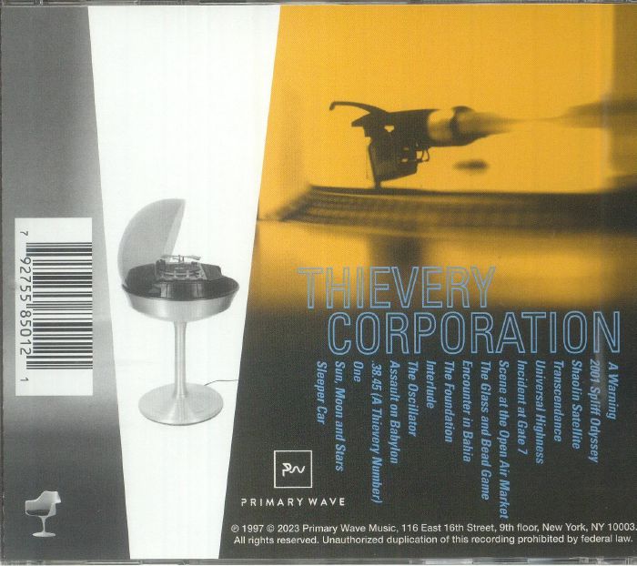 THIEVERY CORPORATION - Sounds From The Thievery Hi Fi CD at Juno Records.