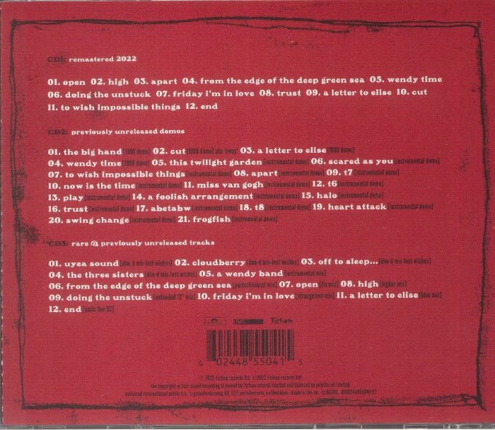 The CURE - Wish (30th Anniversary Deluxe Edition) CD at Juno Records.