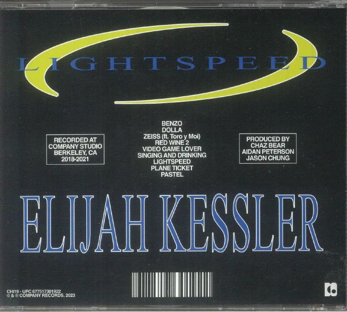 Elijah KESSLER - Lightspeed CD at Juno Records.