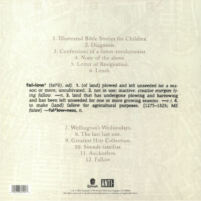 The WEAKERTHANS - Fallow (reissue) Vinyl at Juno Records.