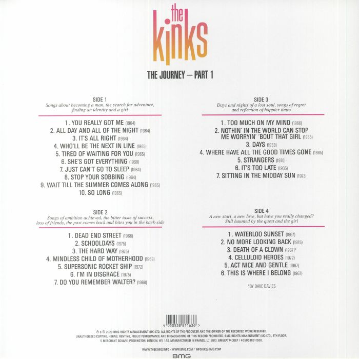 The KINKS - The Journey Part 1 Vinyl at Juno Records.