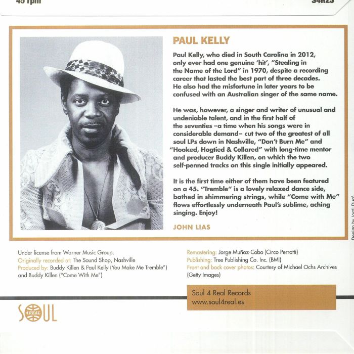 Paul KELLY - You Make Me Tremble Vinyl at Juno Records.