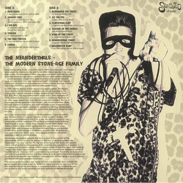 The NEANDERTHALS - The Modern Stone Age Family Vinyl at Juno Records.