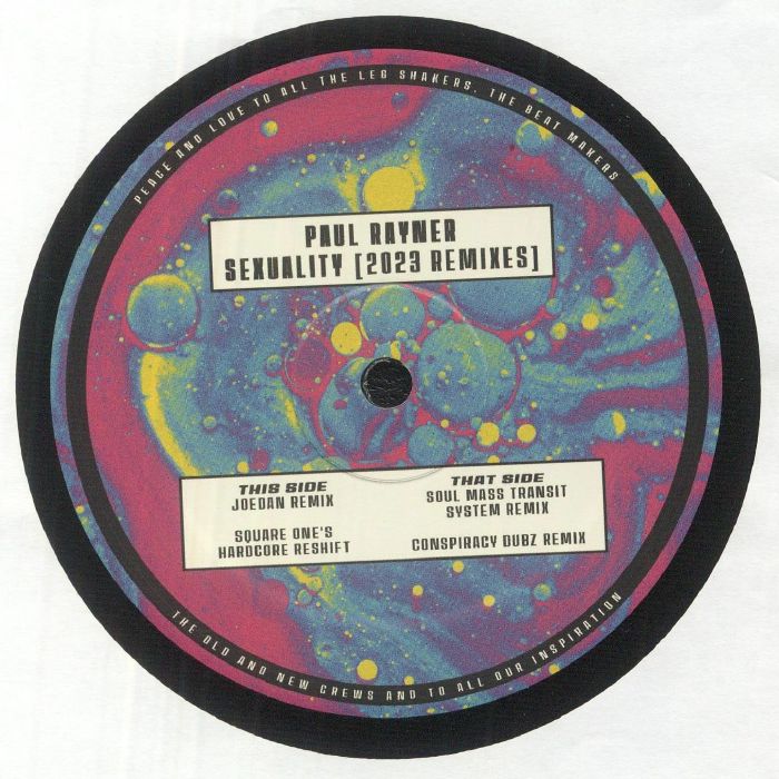 Paul RAYNER - Sexuality (2023 remixes) Vinyl at Juno Records.