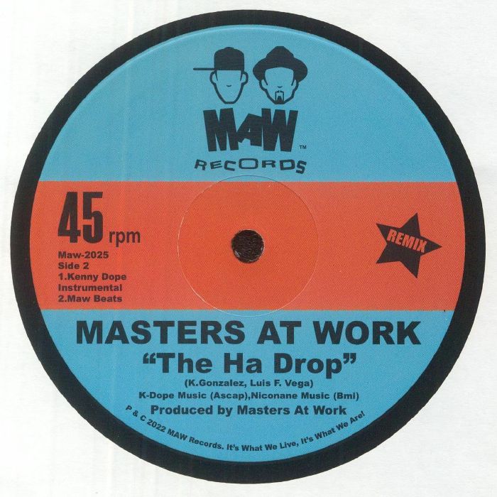MASTERS AT WORK - The Ha Drop Vinyl at Juno Records.