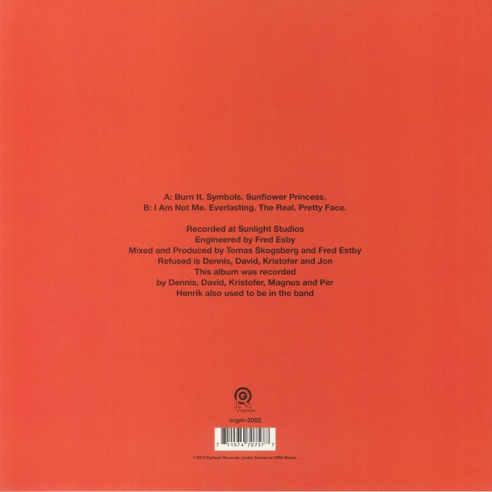 REFUSED - Everlasting (reissue) Vinyl at Juno Records.