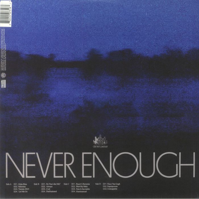 DANIEL CAESAR - Never Enough Vinyl at Juno Records.