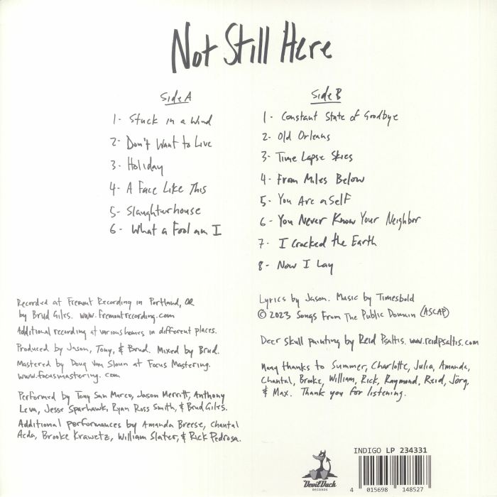 TIMESBOLD - Not Still Here Vinyl at Juno Records.