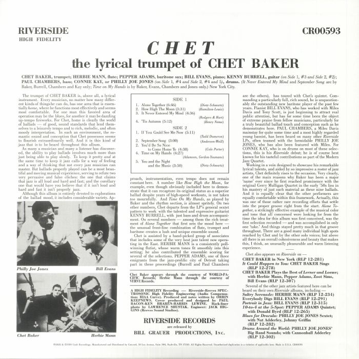 Chet BAKER - Chet (mono) (Record Store Day RSD 2023) Vinyl at Juno Records.