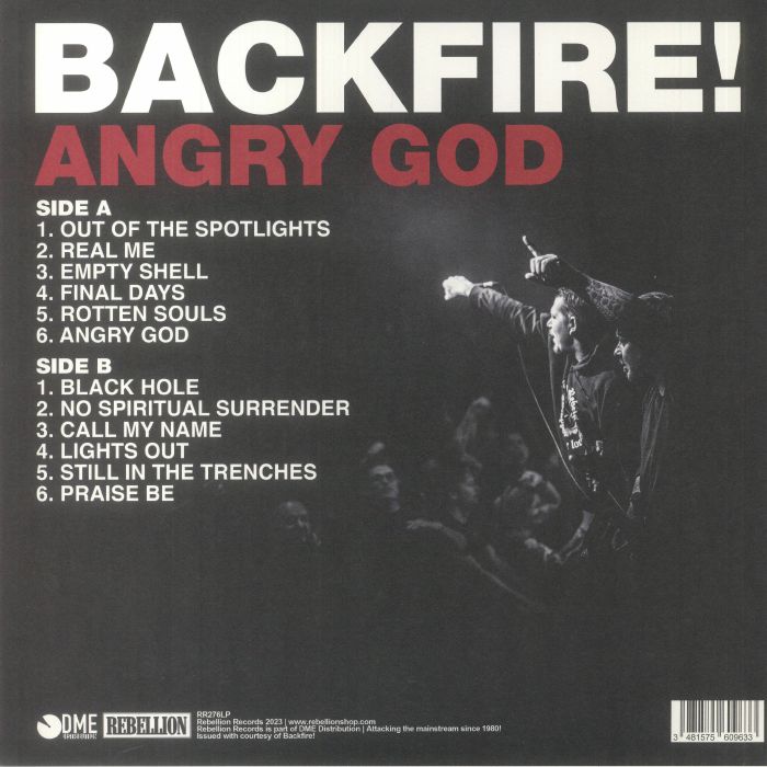 BACKFIRE! - Angry God Vinyl at Juno Records.