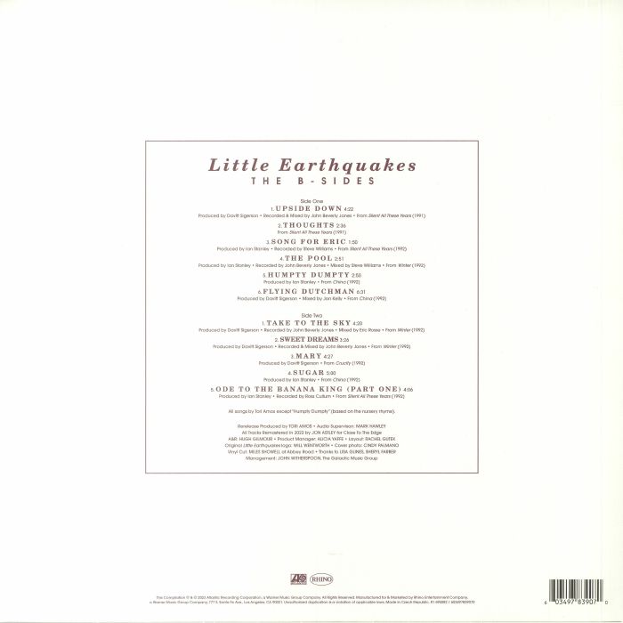 Tori AMOS - Little Earthquakes: The B Sides (Record Store Day RSD 2023) Vinyl at Juno Records.