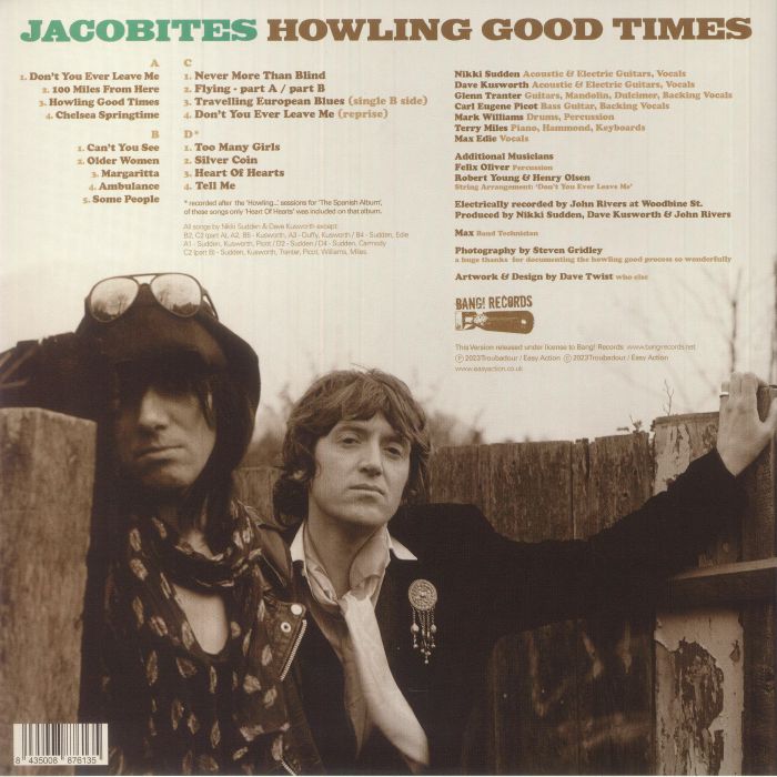 JACOBITES - Howling Good Times (reissue) Vinyl at Juno Records.