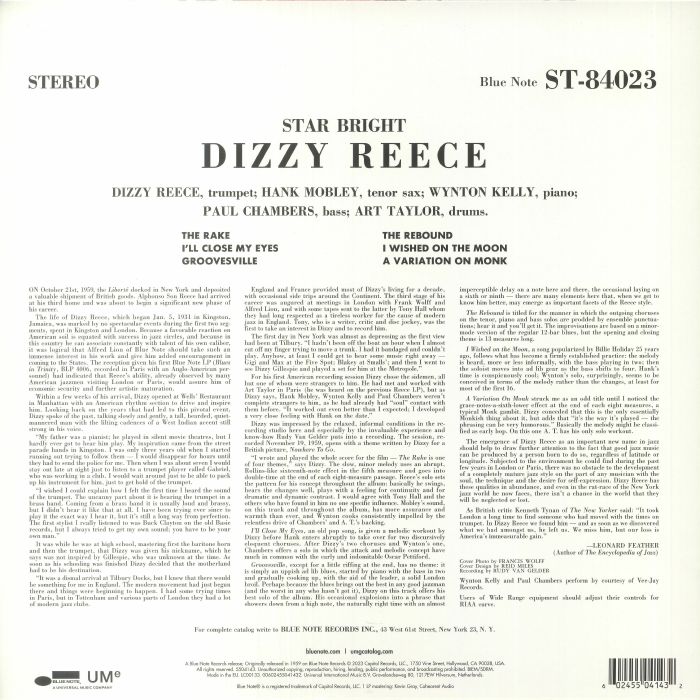 Dizzy REECE - Star Bright (Classic Vinyl Series) Vinyl at Juno Records.