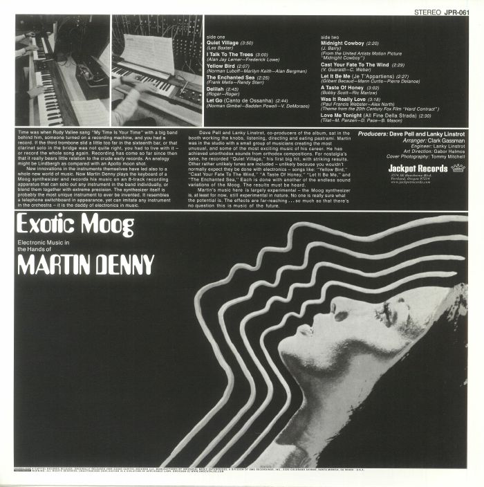 Martin DENNY - Exotic Moog (reissue) Vinyl at Juno Records.