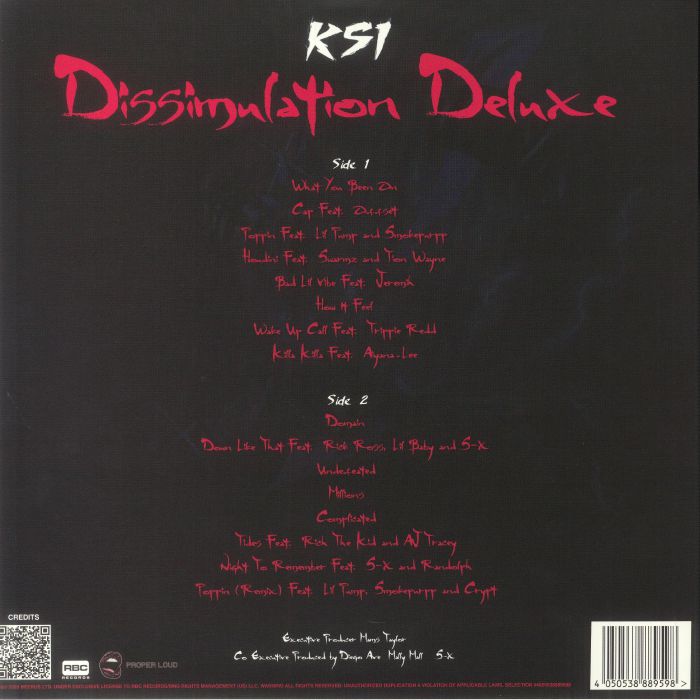 KSI - Dissimulation (Deluxe Edition) Vinyl at Juno Records.