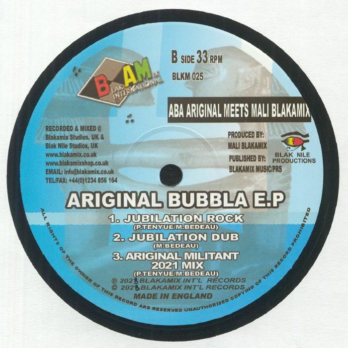 ABA ARIGINAL meets MALI BLAKAMIX - Ariginal Bubbla EP Vinyl at Juno ...