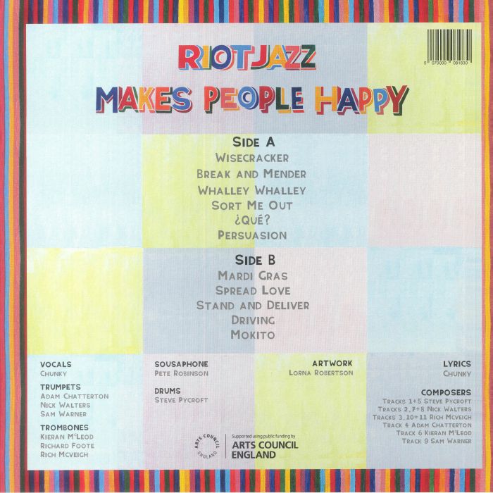 RIOT JAZZ BRASS BAND - Riot Jazz Makes People Happy Vinyl at Juno Records.