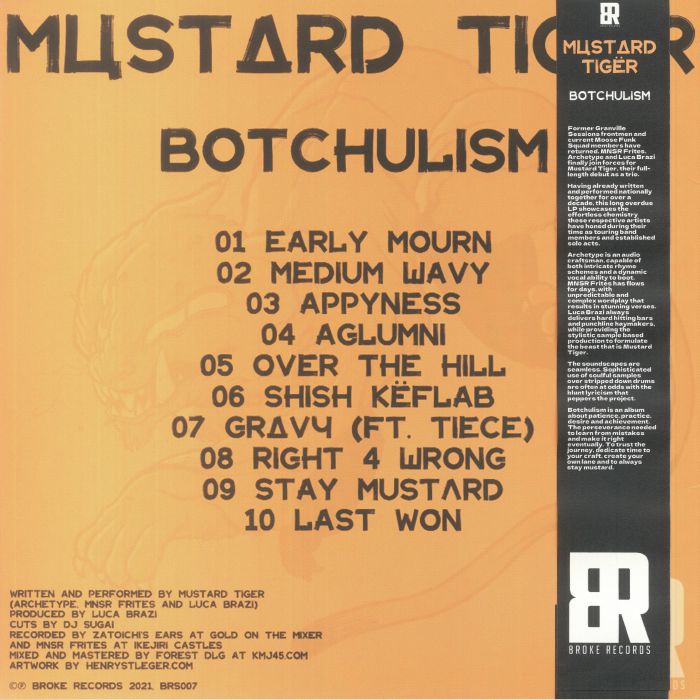 MUSTARD TIGER - Botchulism Vinyl at Juno Records.