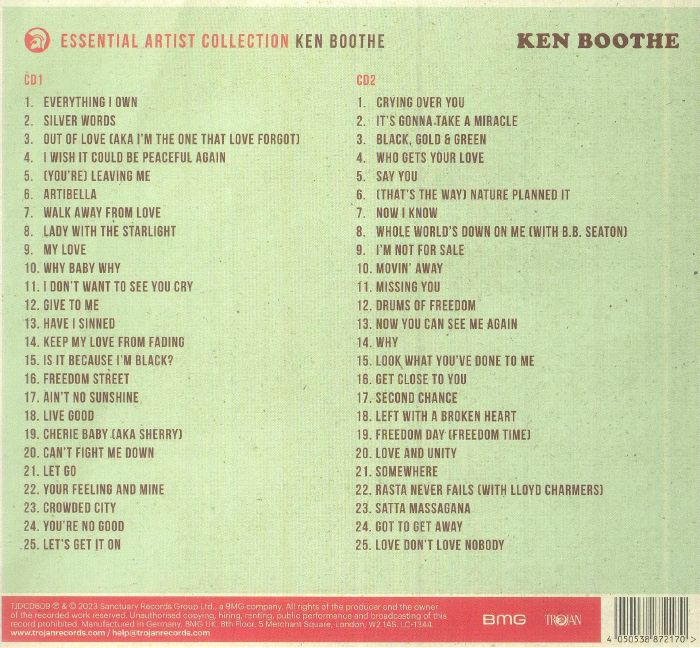 Ken BOOTHE - Essential Artist Collection CD at Juno Records.