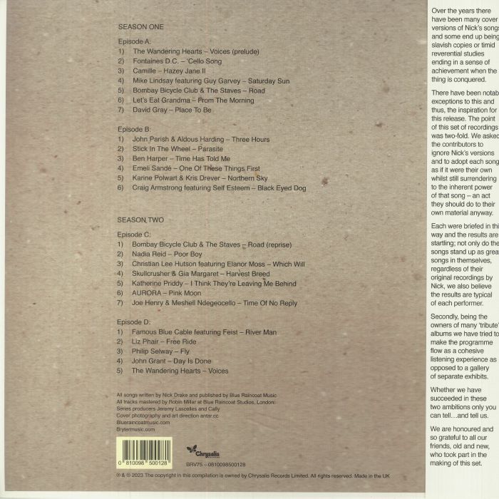 Nick DRAKE/VARIOUS - The Endless Coloured Ways: The Songs Of Nick Drake ...