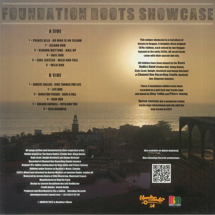 VARIOUS - Foundation Roots Showcase Vinyl at Juno Records.