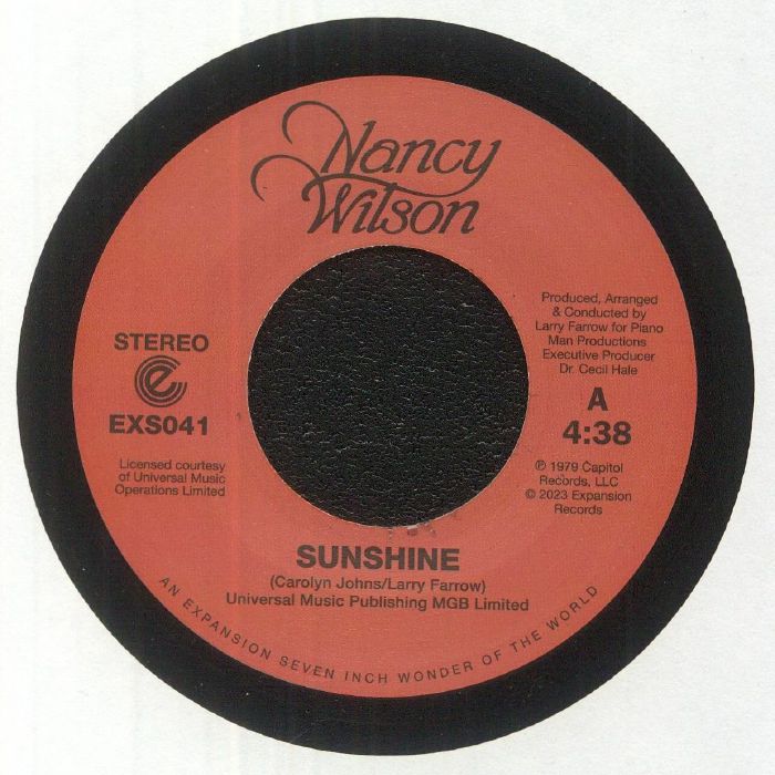 Nancy WILSON - Sunshine レコード at Juno Records.