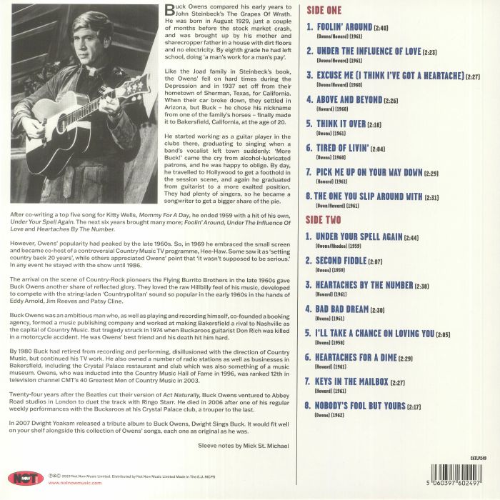 Buck OWENS - The Essential Vinyl at Juno Records.