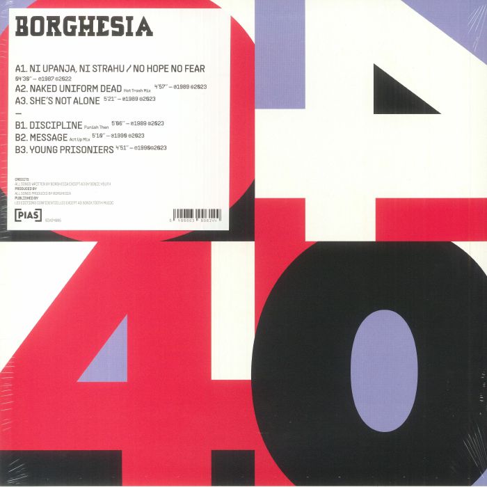 BORGHESIA - PIAS 40 Vinyl at Juno Records.