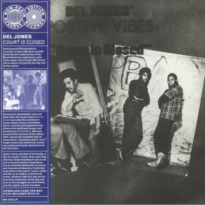 DEL JONES POSITIVE VIBES - Court Is Closed Vinyl at Juno Records.