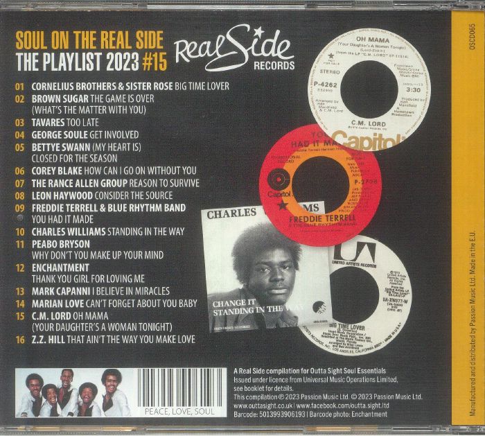 VARIOUS - Real Side Records Presents: Soul On The Real Side #15 CD at ...
