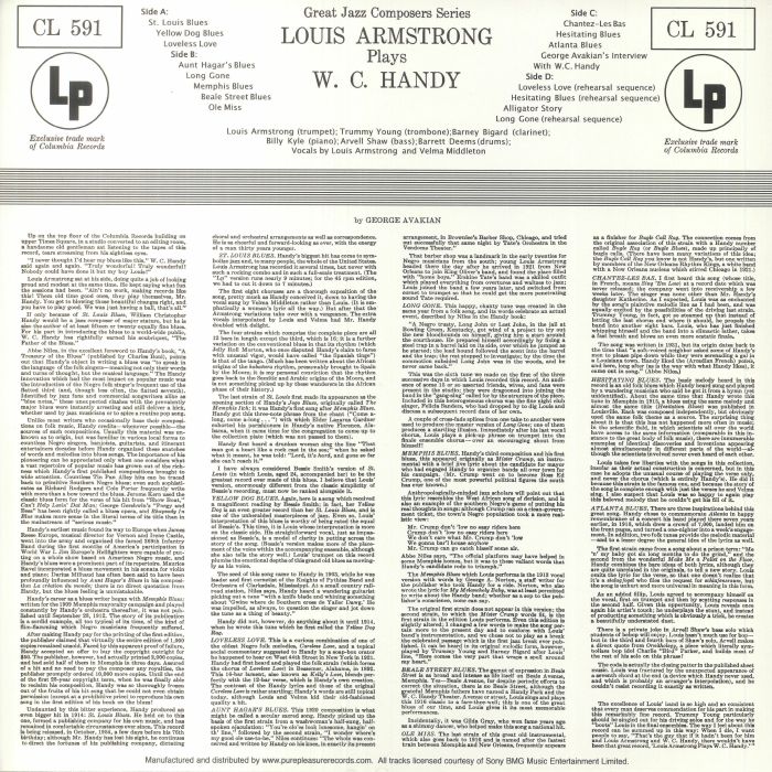 Louis ARMSTRONG - Louis Armstrong Plays WC Handy (remastered) Vinyl at Juno Records.