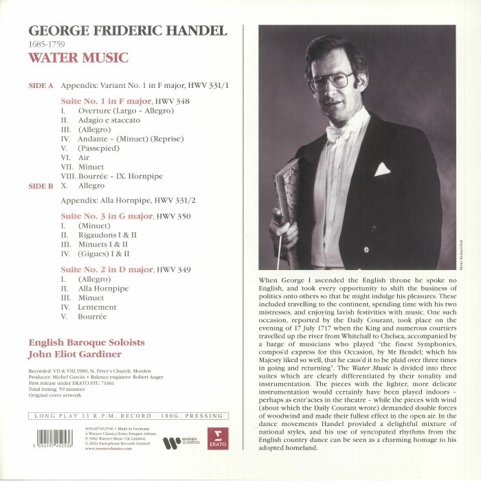 George Frideric HANDEL/JOHN ELIOT GARDINER/ENGLISH BAROQUE SOLOISTS ...