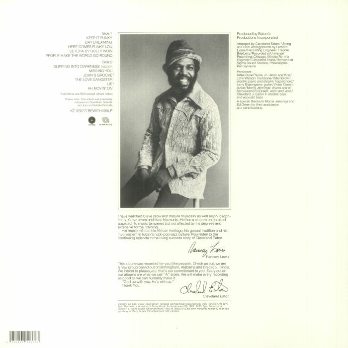 Cleveland EATON - Half & Half (reissue) Vinyl at Juno Records.