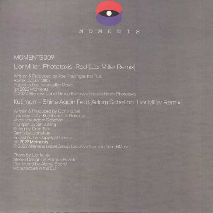 Lior MILLER/PHOTOTAXIS/KUTIMAN - Lior Miller Remixes Vinyl at Juno Records.