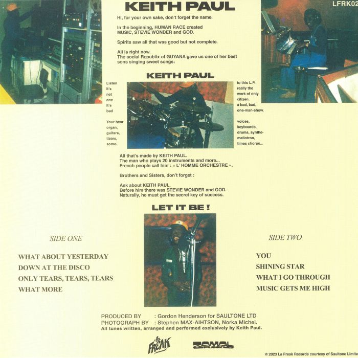 Keith PAUL - Keith Paul (remastered) Vinyl at Juno Records.