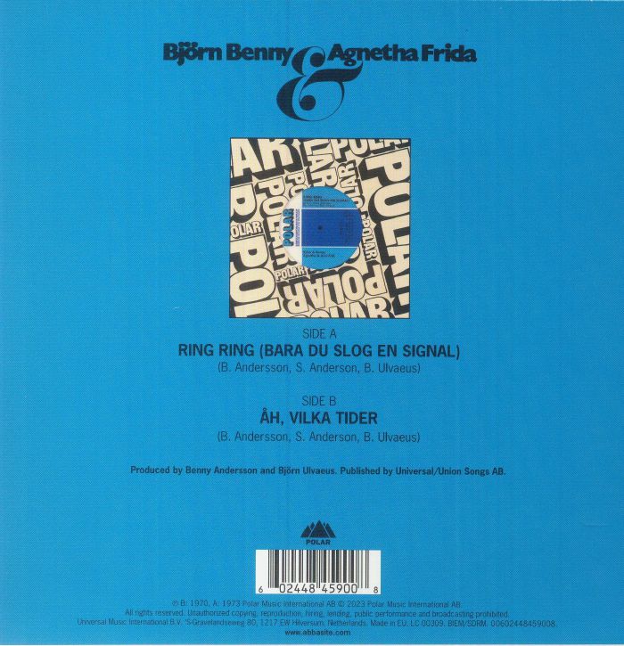 ABBA - Ring Ring (Swedish Edition) Vinyl at Juno Records.