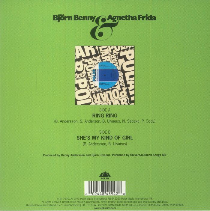ABBA - Ring Ring (English Edition) Vinyl at Juno Records.