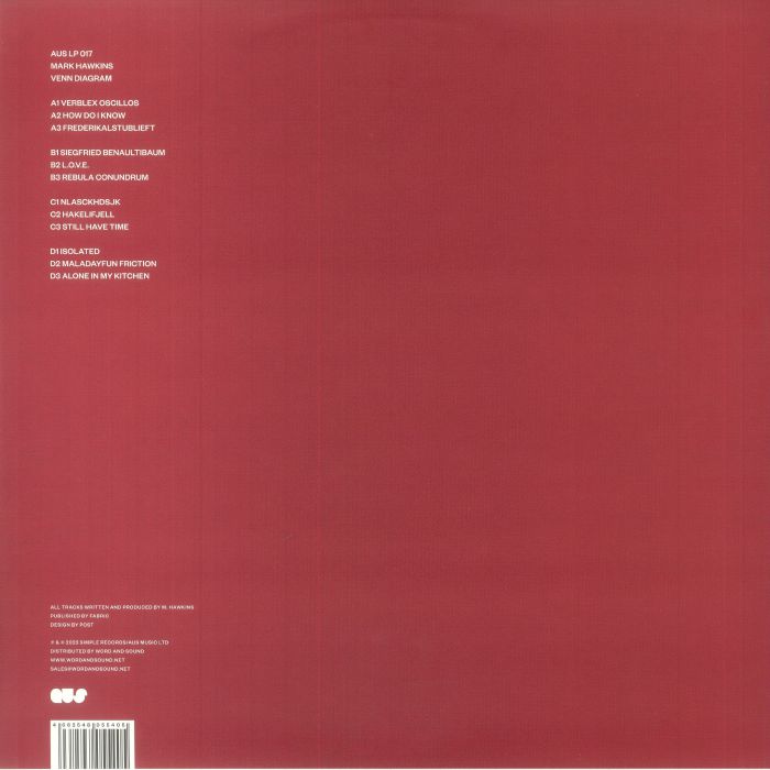 Mark HAWKINS - Venn Diagram Vinyl at Juno Records.