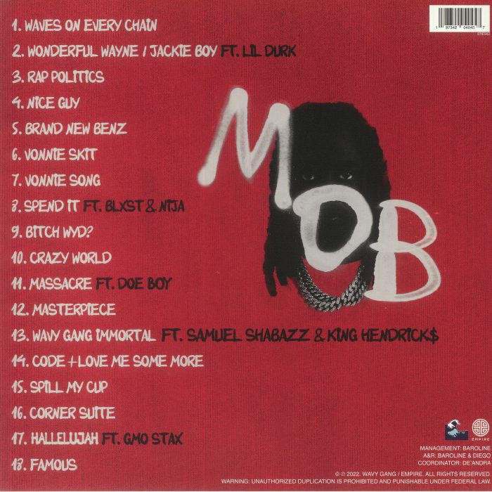 BABYFACE RAY - Mob Vinyl at Juno Records.