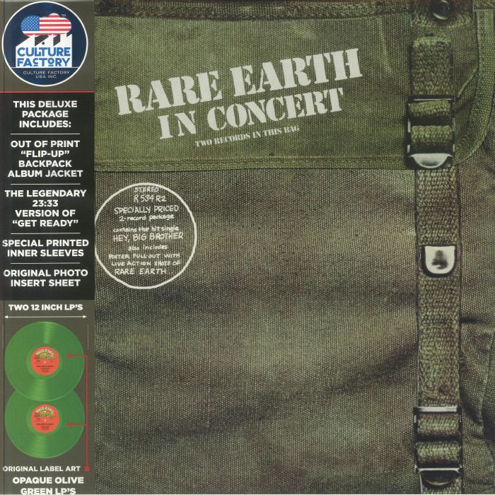 RARE EARTH - In Concert Vinyl at Juno Records.