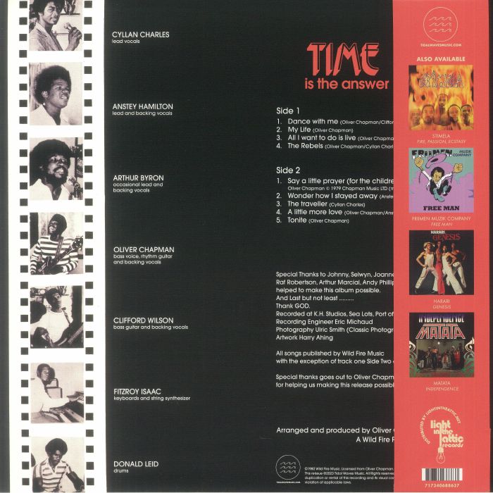 WILDFIRE - Time Is The Answer (reissue) Vinyl at Juno Records.