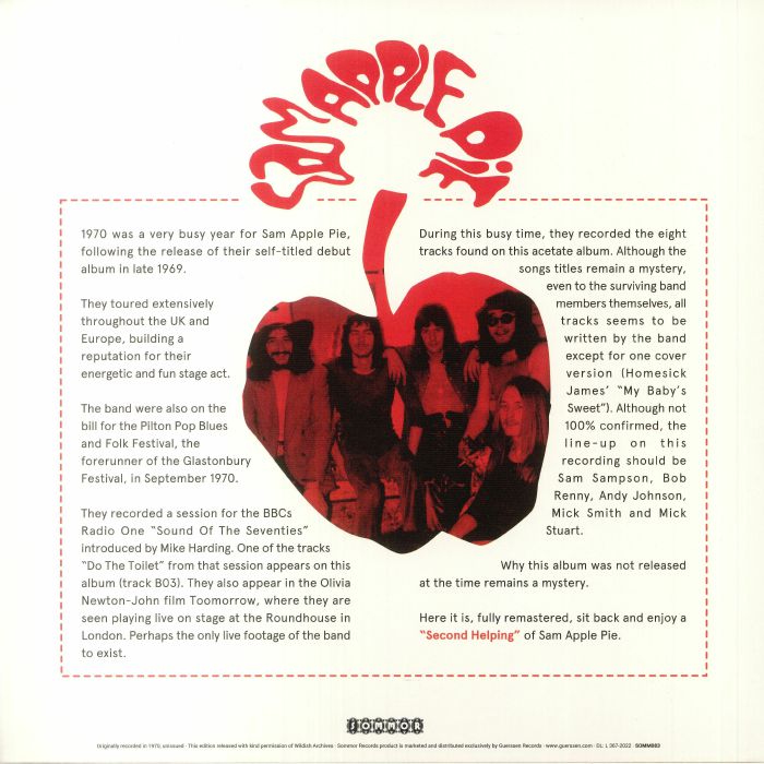 SAM APPLE PIE - Second Helping (remastered) Vinyl at Juno Records.