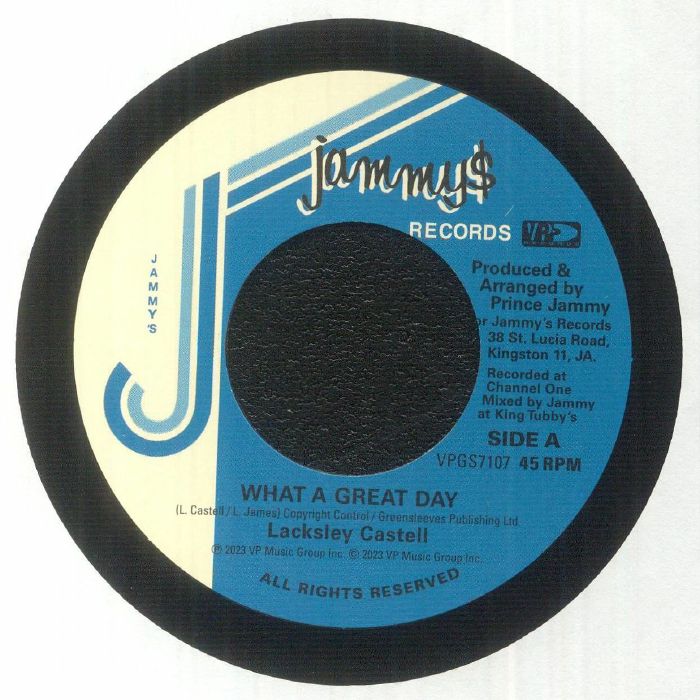 Lacksley CASTELL/PRINCE JAMMY - What A Great Day (reissue) Vinyl at ...