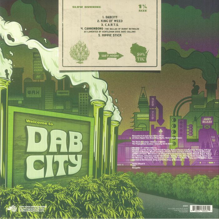 BONGZILLA - Dab City Vinyl at Juno Records.