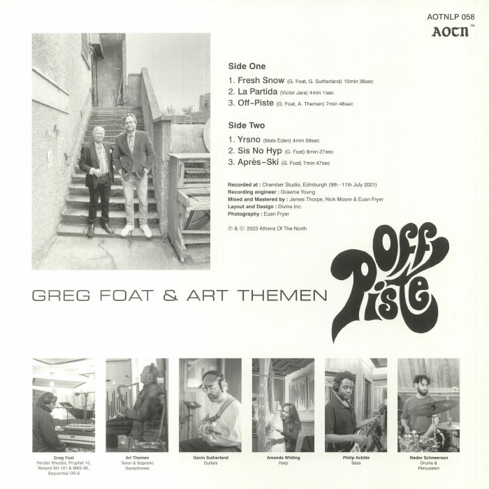 Greg FOAT/ART THEMEN - Off Piste Vinyl at Juno Records.