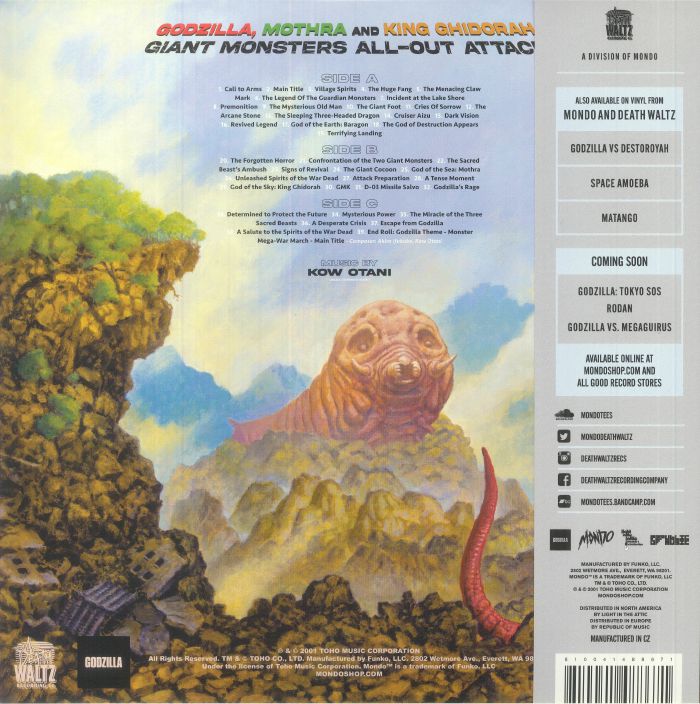 Kow OTANI - Godzilla Mothra & King Ghidorah: Giant Monster All Out ...