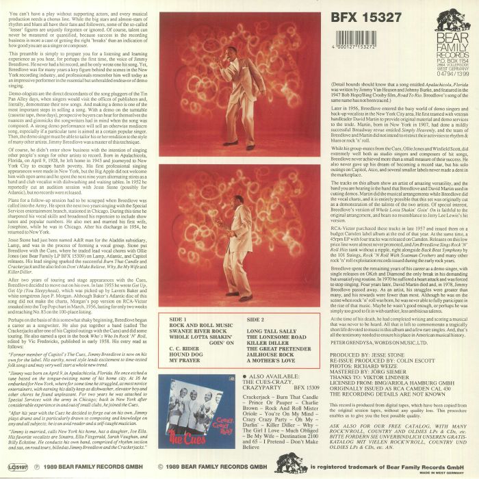 Jim BREEDLOVE - Sings Rock & Roll Hits Vinyl at Juno Records.