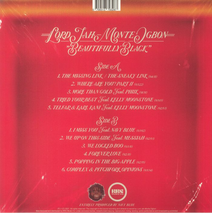 LORD JAH MONTE OGBON - Beautifully Black Vinyl at Juno Records.